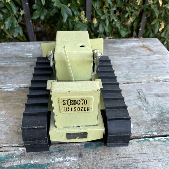 structo | Toys | Vintage Structo Yellow Metal Bulldozer Construction ...